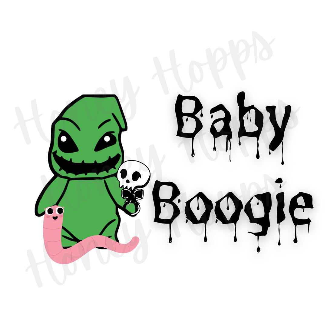 Baby Boogie SVG PNG Sublimation T-shirt Design , Nightmare, Halloween ...