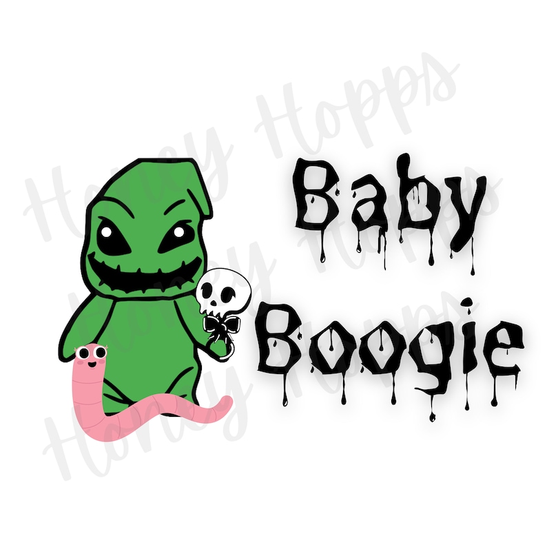 Baby Boogie SVG PNG Sublimation T-shirt Design , Nightmare, Halloween ...