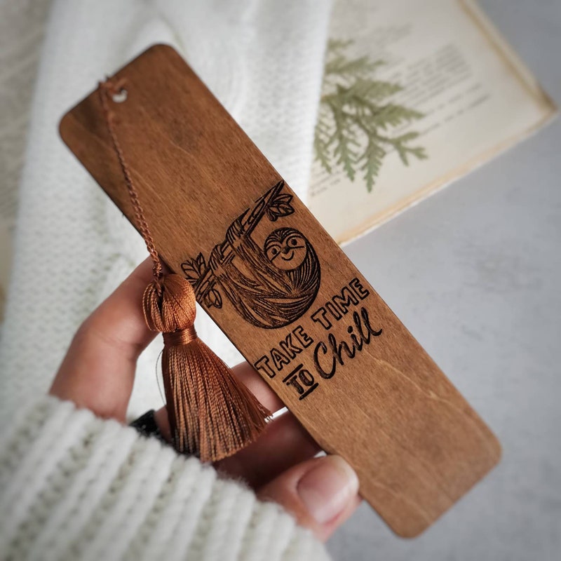 Wood Bookmark - Etsy