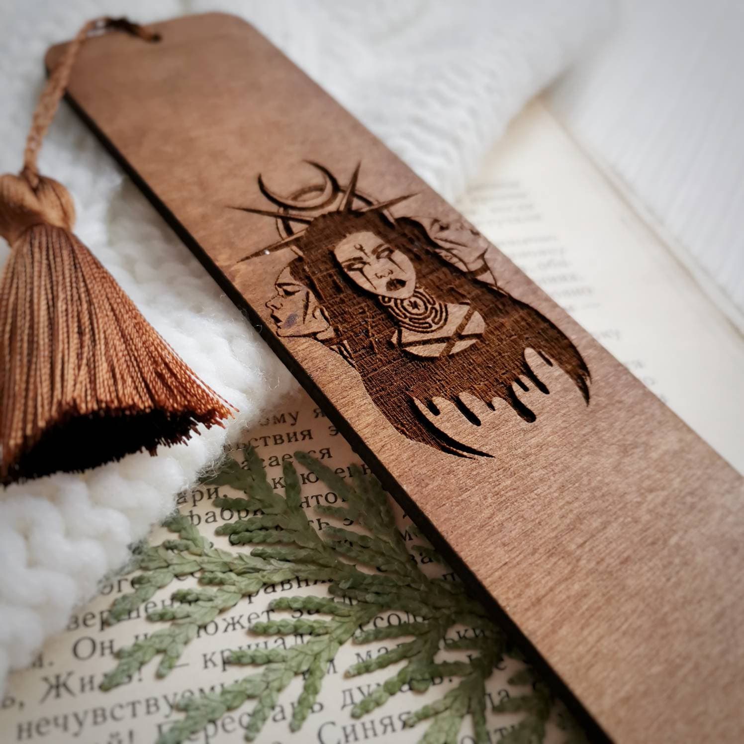 Hecate Goddess Bookmark Hekate Triple Goddess Engraved Wooden Book Mark ...
