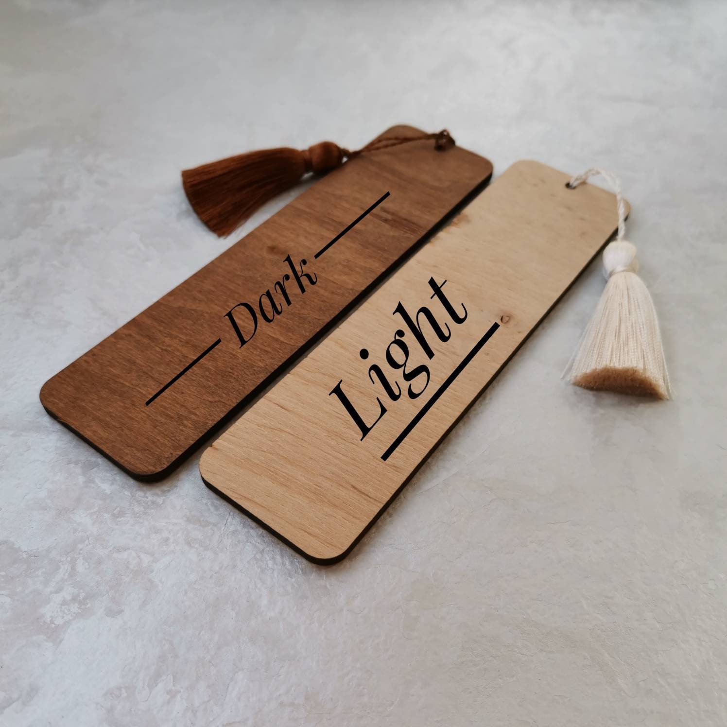 Celtic Bookmark Engraved Wooden Bookmark With Tassel Irish - Etsy