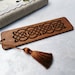 Celtic Bookmark Engraved Wooden Bookmark With Tassel Irish - Etsy
