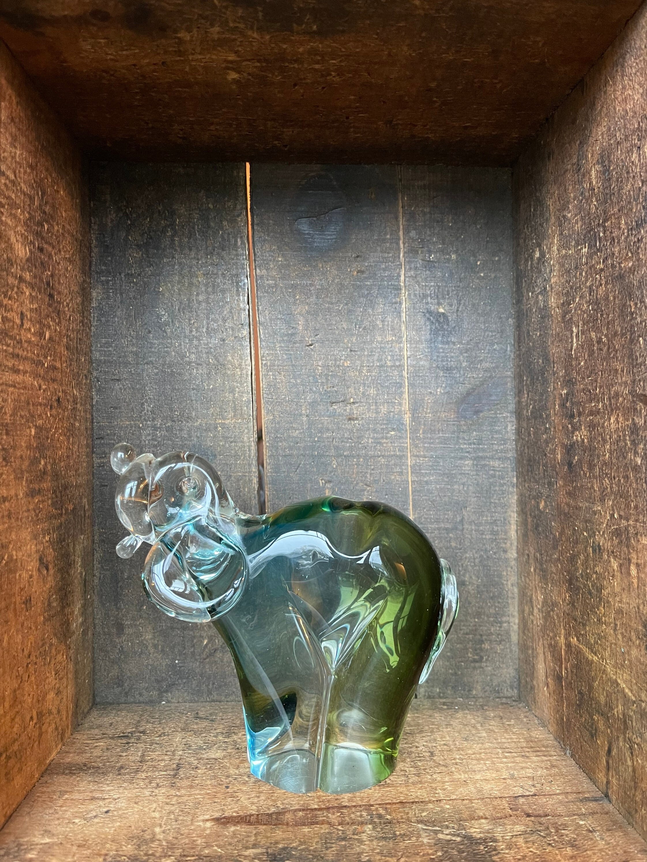 Mid Century Modern Murano Style Hound Dog - Etsy