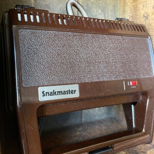 Vintage Snakmaster Sandwich Maker Press // Portable Grill Snackmaster ...