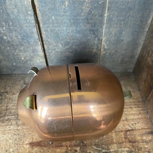Vintage Copper Piggy Bank - Etsy
