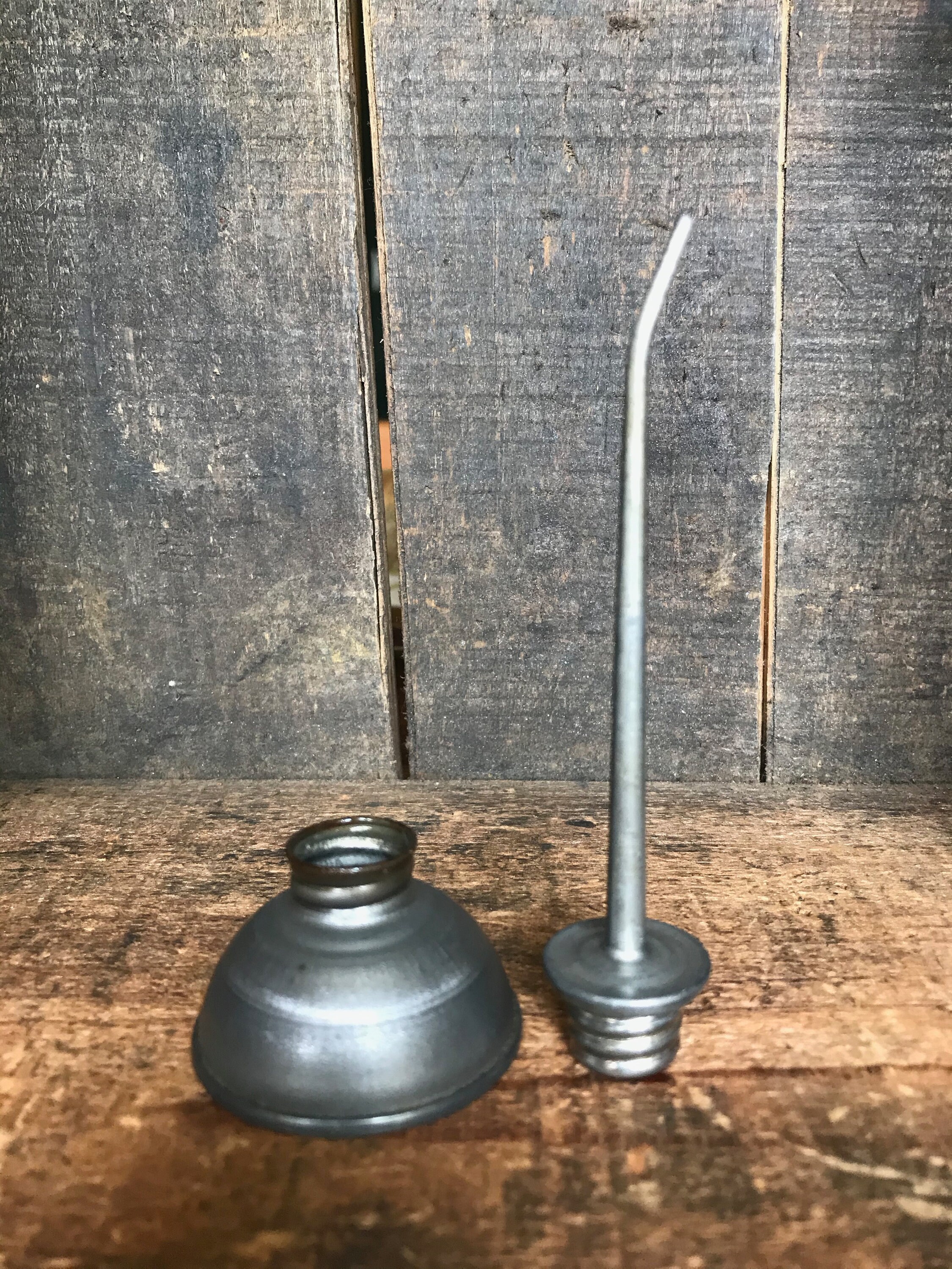 Vintage Metal Oil Can // Silver Oil Can // Collectable Tin // - Etsy UK