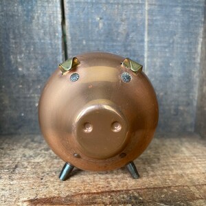 Vintage Copper Piggy Bank - Etsy