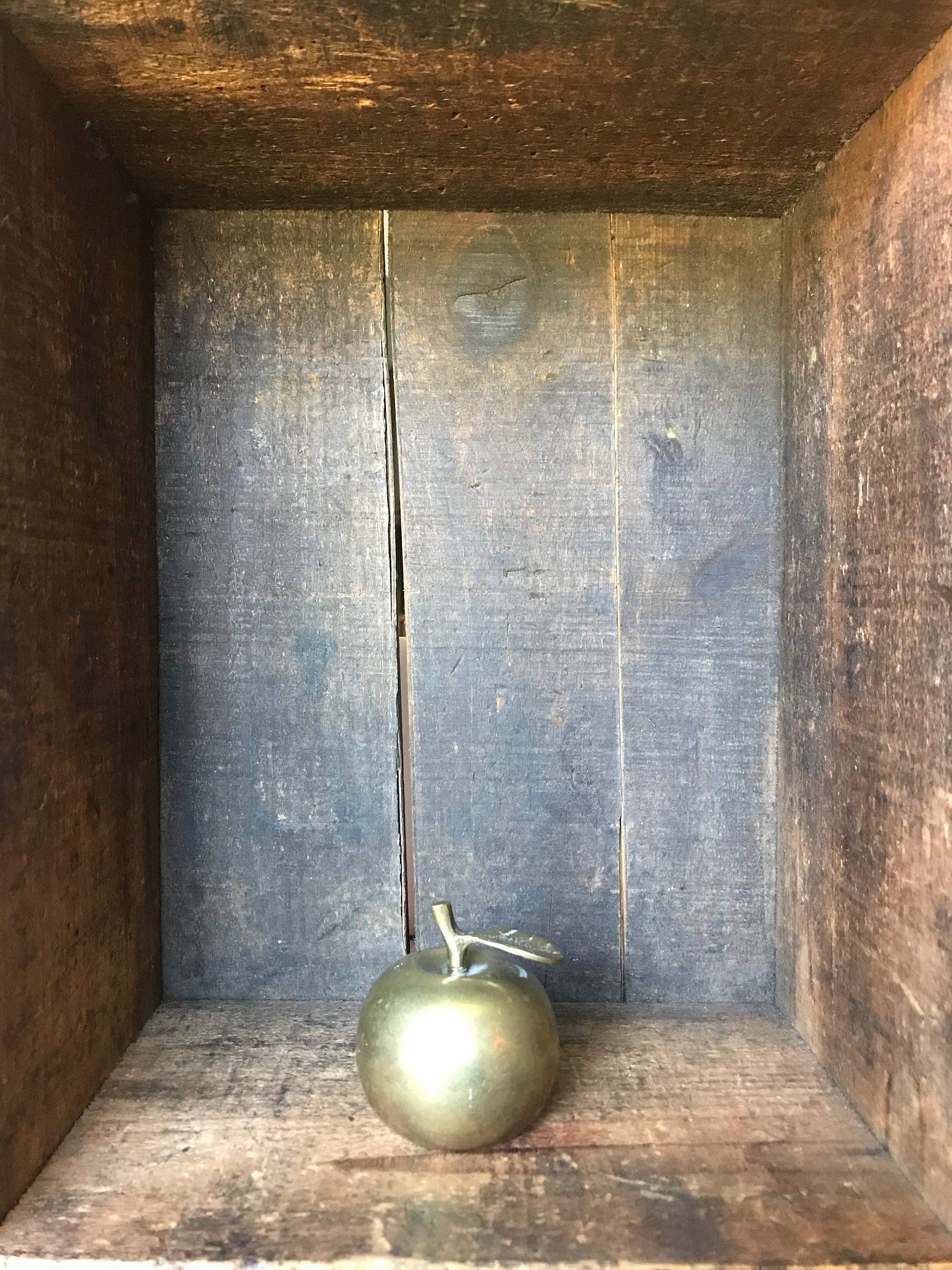 Vintage Brass Apple Bell - Etsy