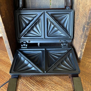 Vintage Snakmaster Sandwich Maker Press // Portable Grill Snackmaster ...