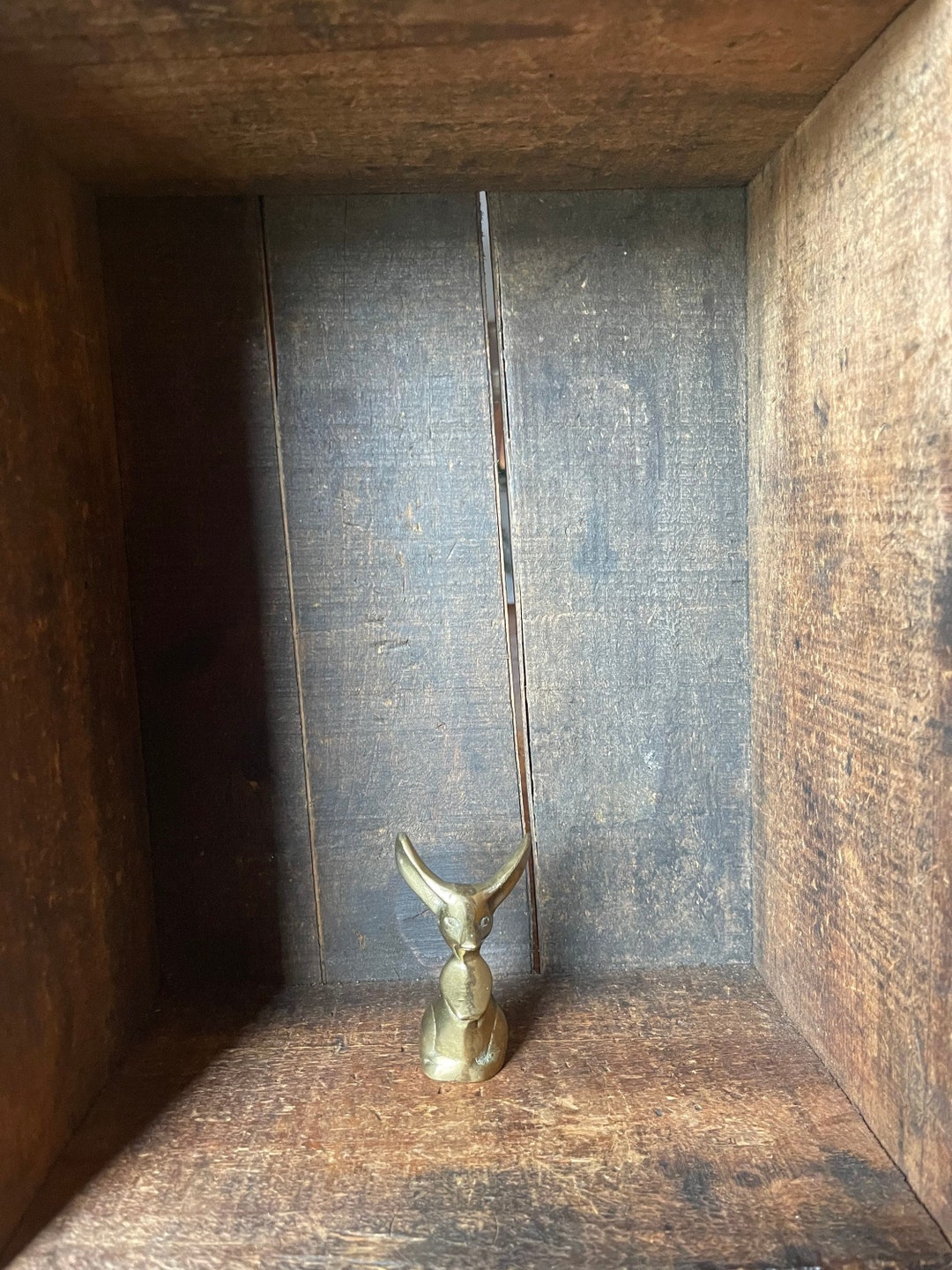 Tiny Vintage Solid Brass Mouse - Etsy