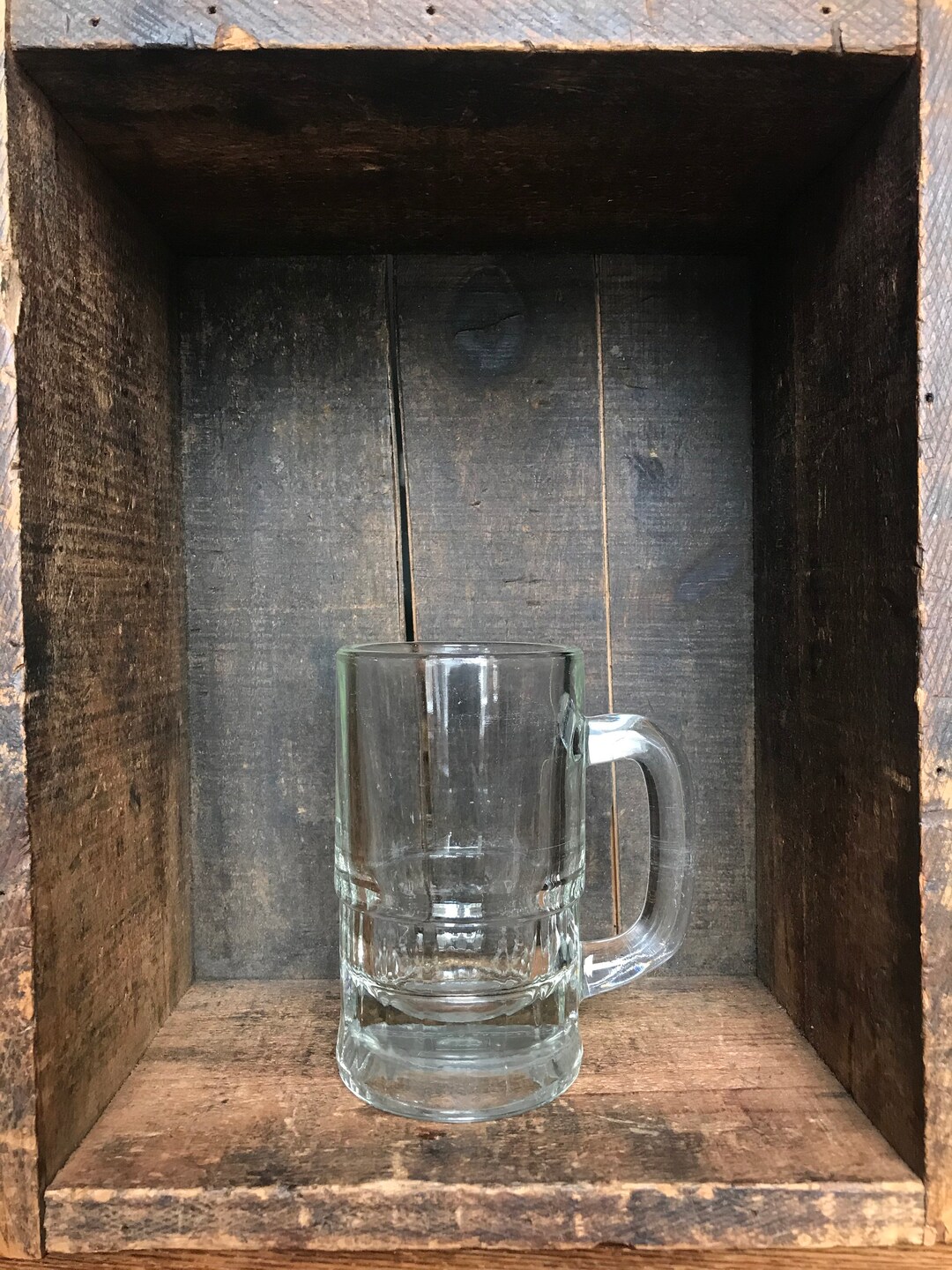 Set of Six Heavy Vintage Glass Beer Steins // Made in Canada - Etsy