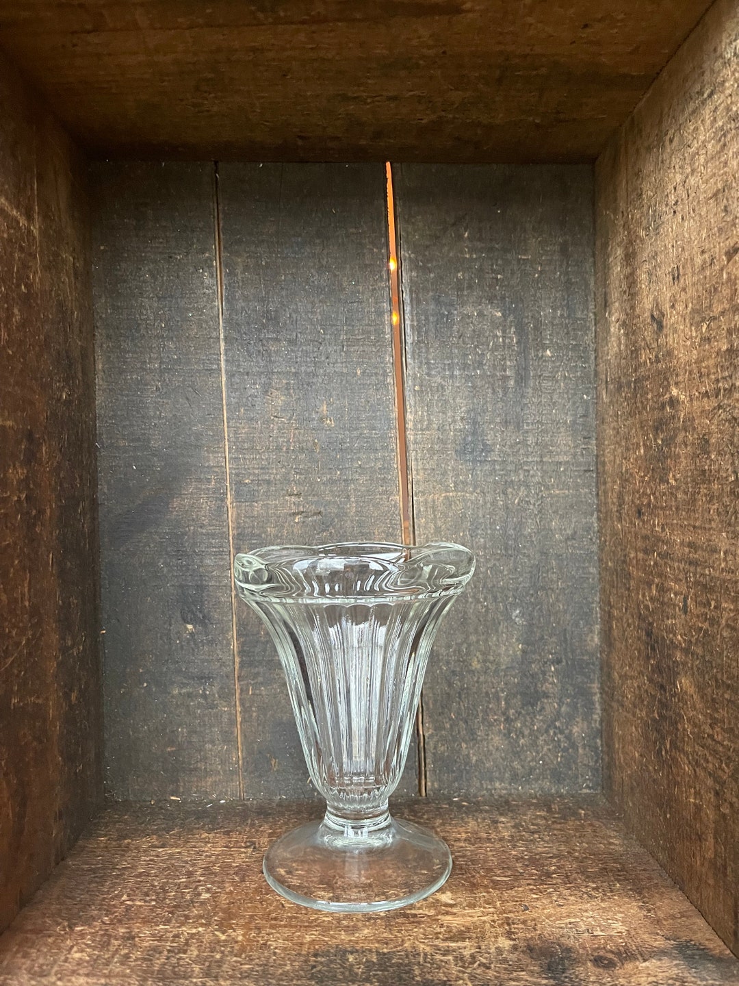 Set of 4 // Vintage Footed Ice Cream Sundae/float Glasses // 1960s - Etsy