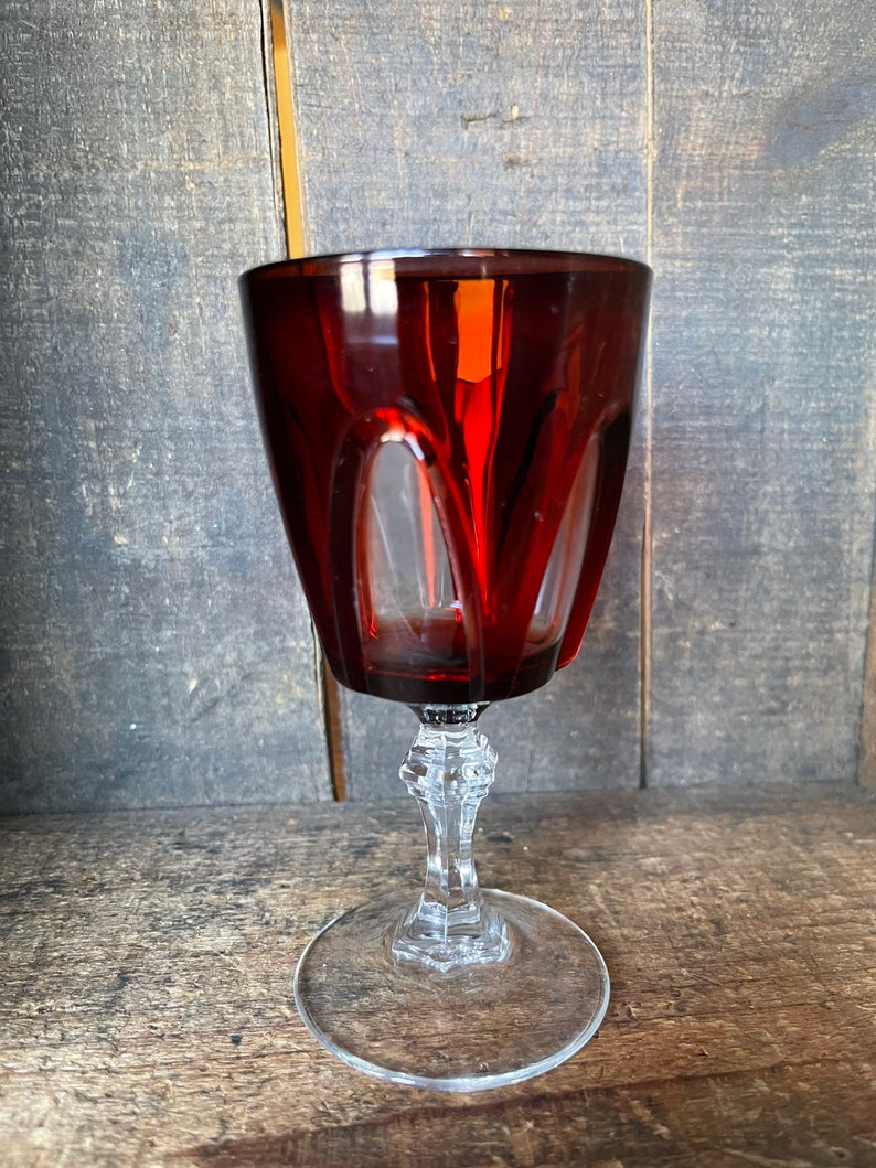 Rare // Set of Six // Vintage Luminarc Arcoroc Cristal - Etsy