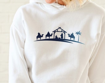 Jesus Nativity Hoodie - Etsy UK