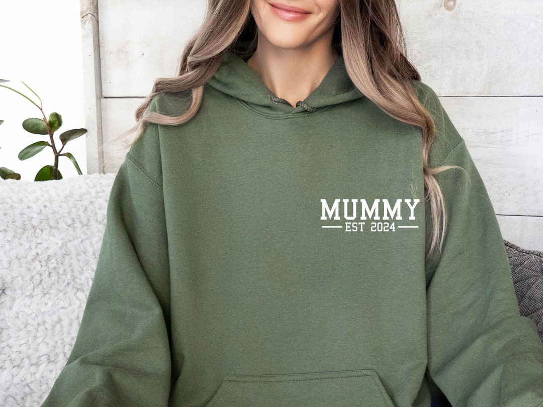 Mummy Hoodie, Custom Mum Hoodie, New Mum Gifts, Personalised Mum, Mom ...