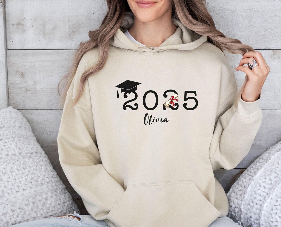 Graduation Hoodies, 2025 Graduation Hoodie, Custom Graduation Gift ...