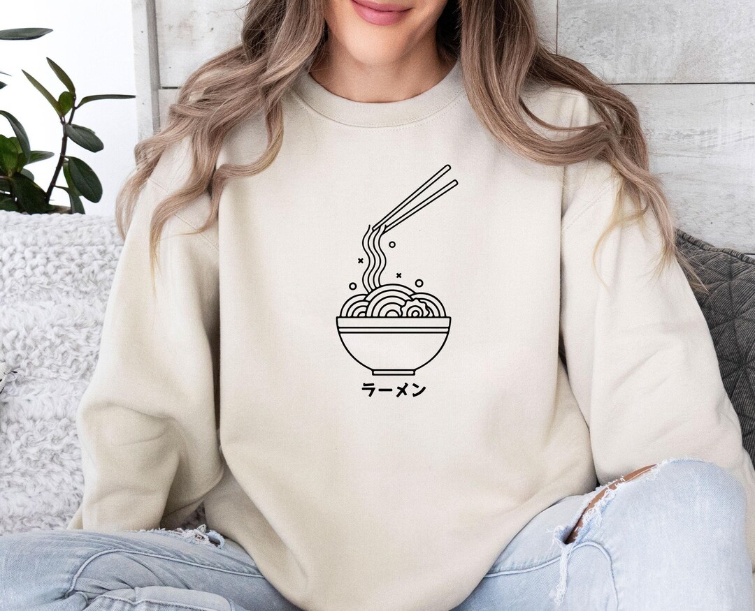 Ramen Sweatshirt, Japanese Sweater, Ramen Lover Gift, Ramen Gift, Anime ...
