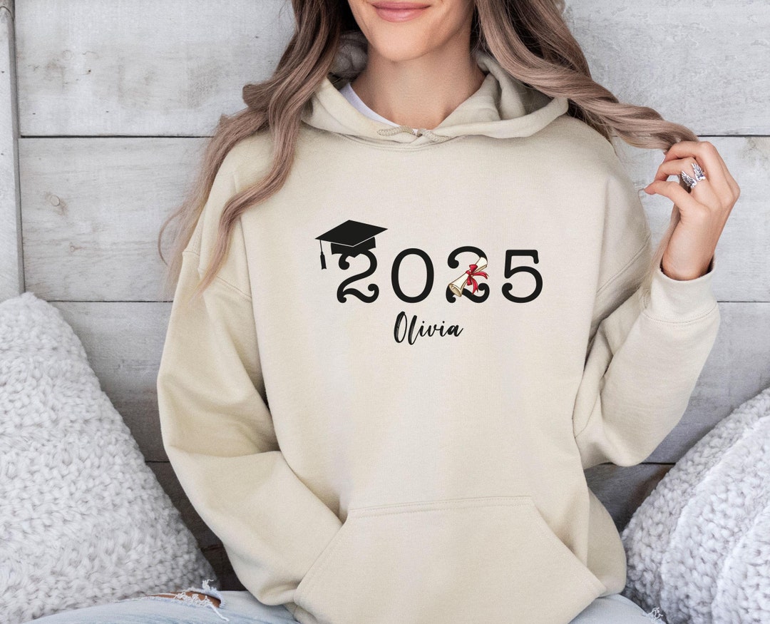Graduation Hoodies, 2025 Graduation Hoodie, Custom Graduation Gift ...