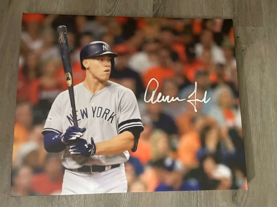 2023 Aaron Judge Lithograph Art 16x20 Canvas Facsimile Autograph ...