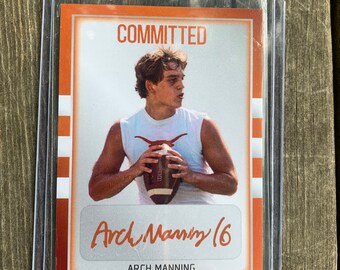 Arch Manning Card - Etsy