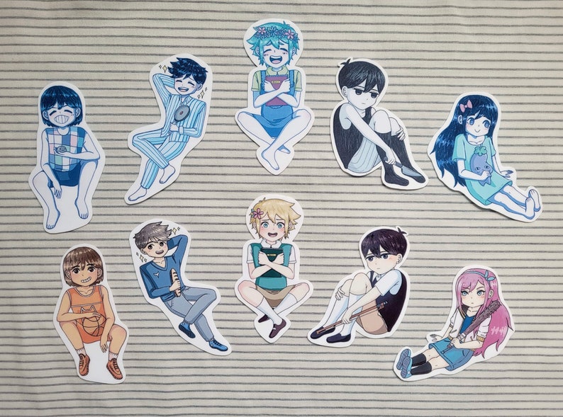 Omori Vinyl Stickers Singles and Packs. - Etsy