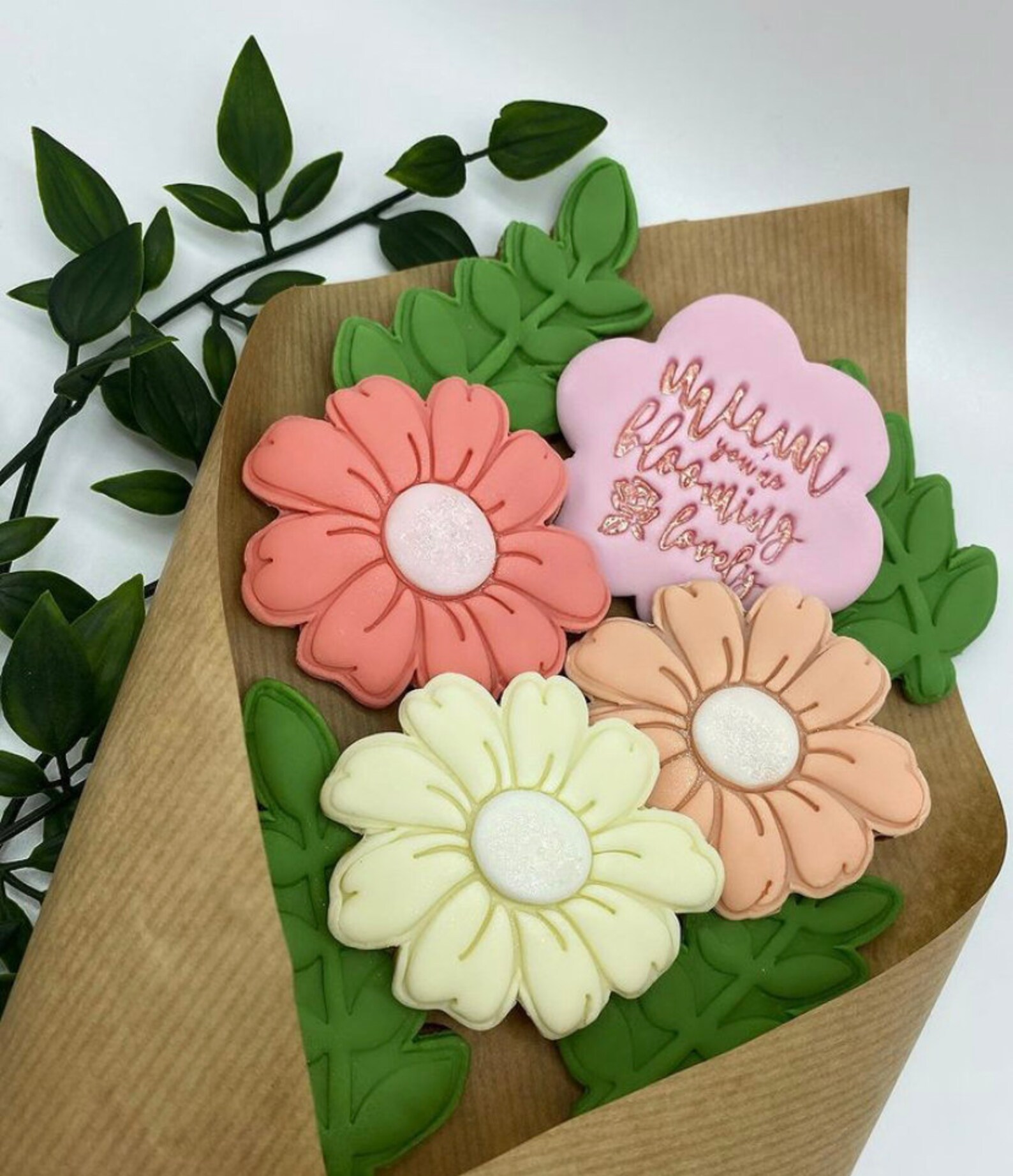 Personalised Sugar Cookie Bouquet | Etsy