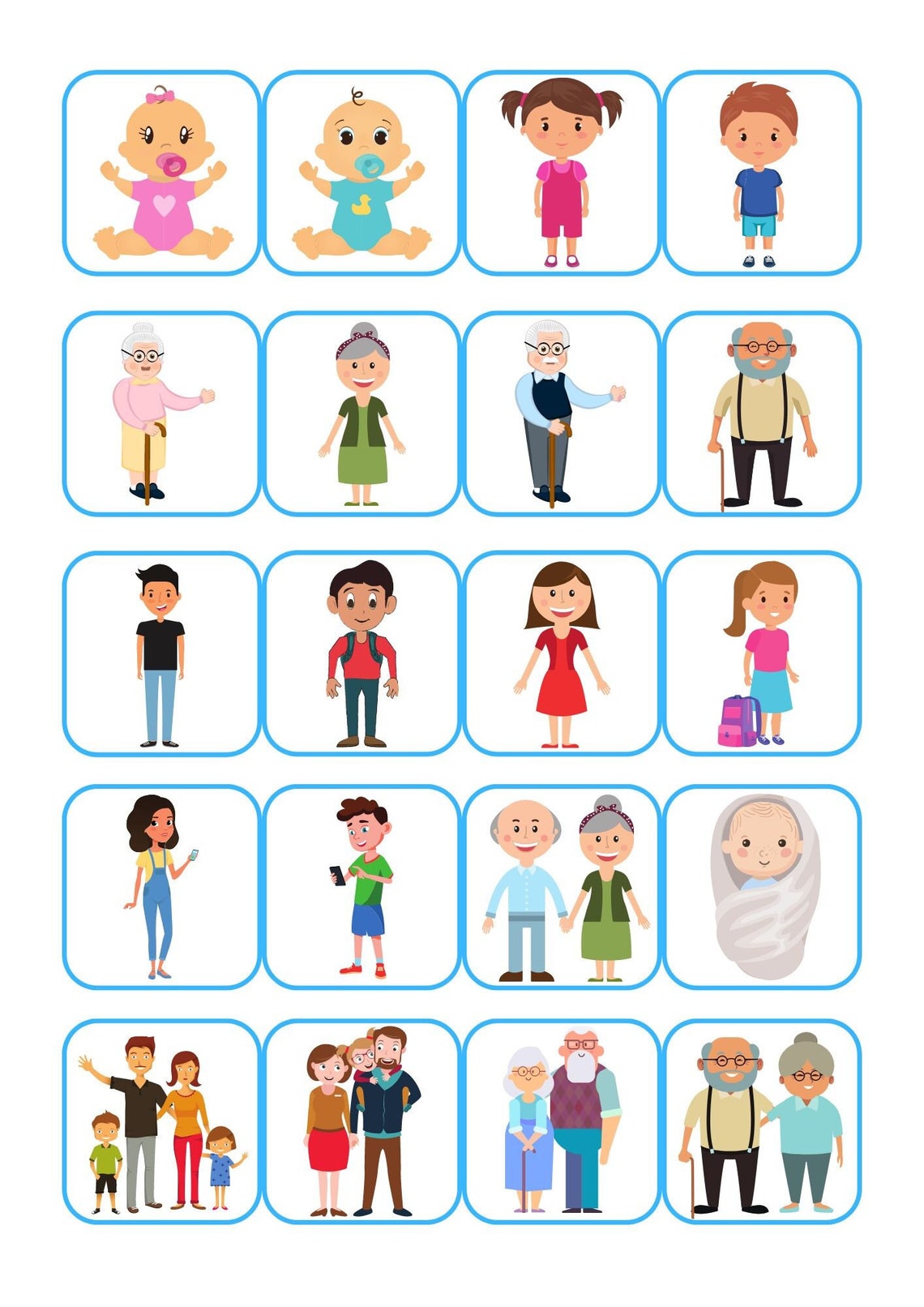 Memory Game Family card Game Also Known as Concentration or - Etsy