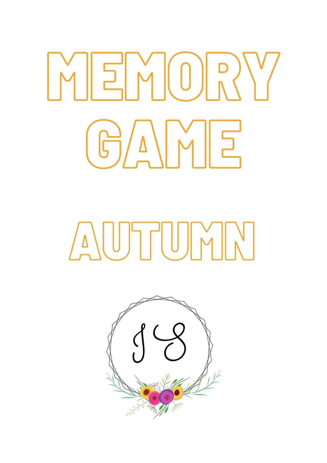 Jeu de mémoire Automne jeu de cartes également connu sous - Etsy France