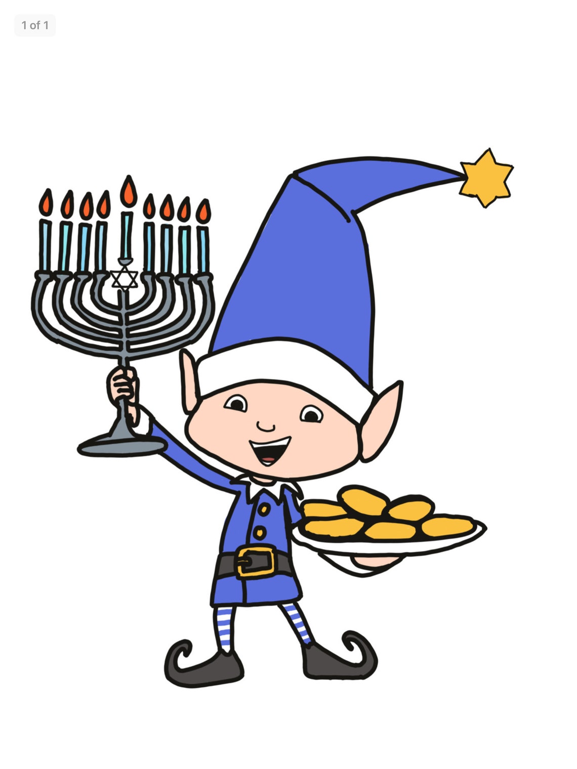 Shmelf the Hanukkah Elf | Etsy