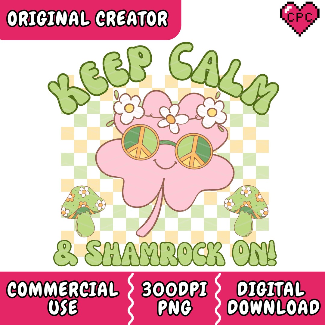 Shamrock on Png Cute Girly Shamrock Clover Png St Patrick’s Day Girly ...