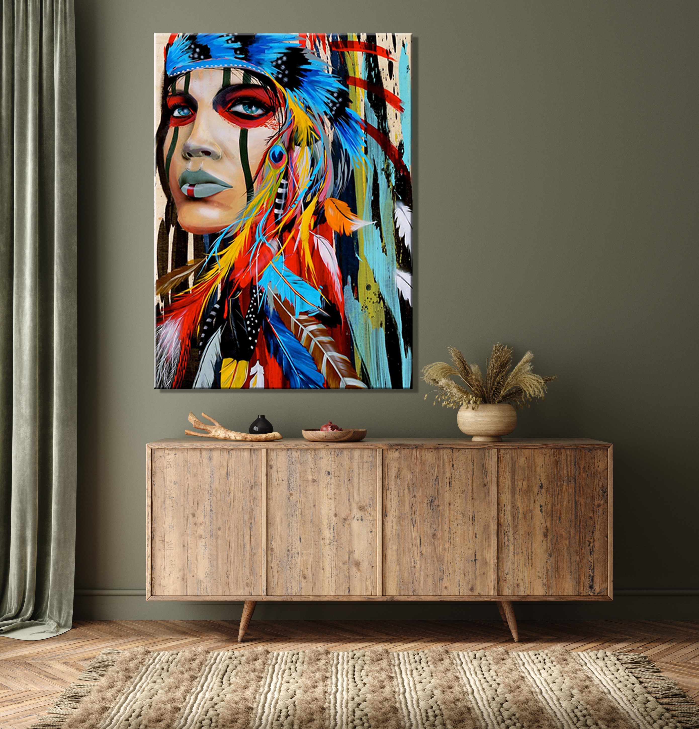 Native Indian Wall Art at Alana Theodor blog