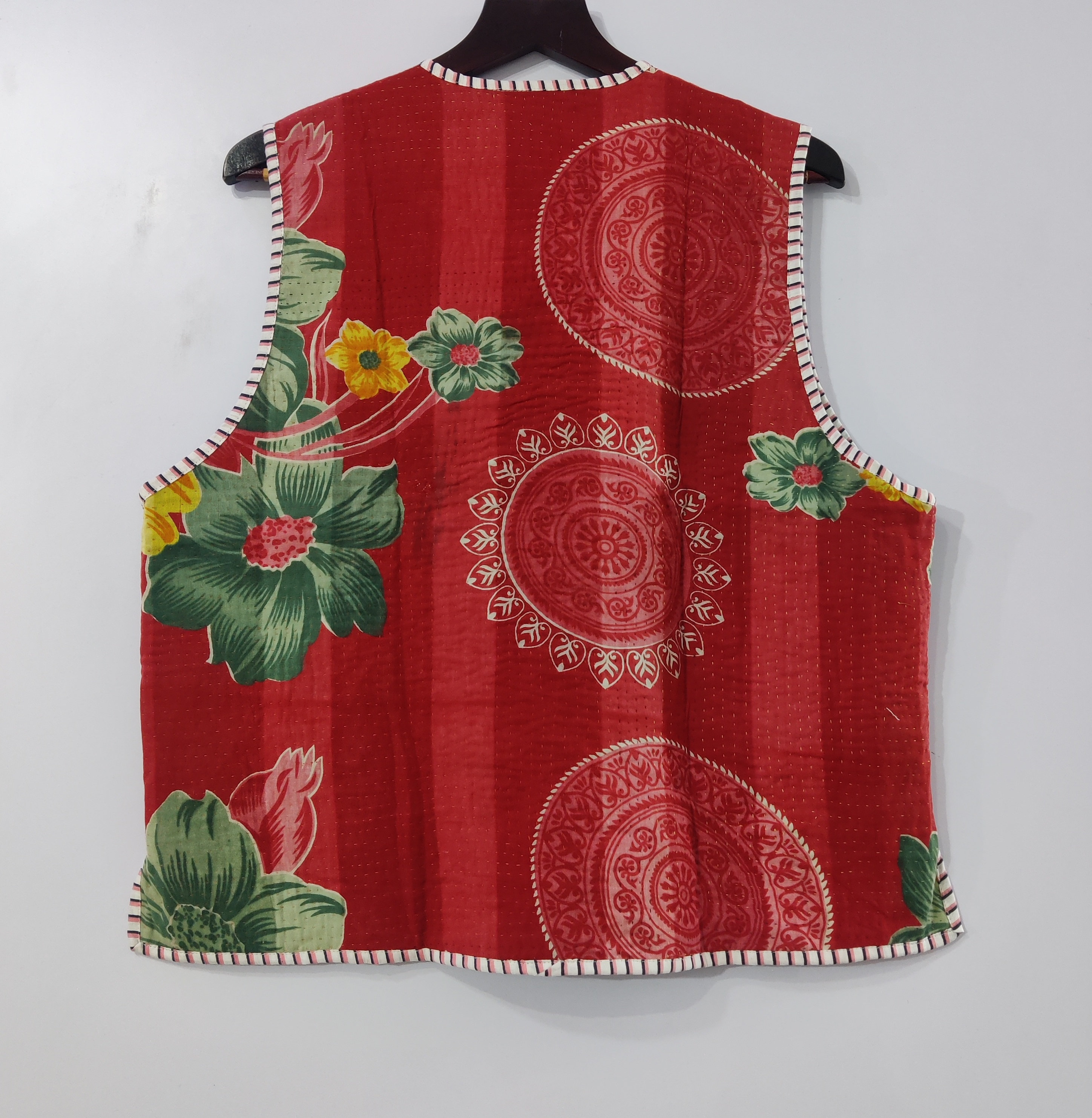 Old Cotton Kantha Jacket Beautiful Winter Vest Handmade - Etsy