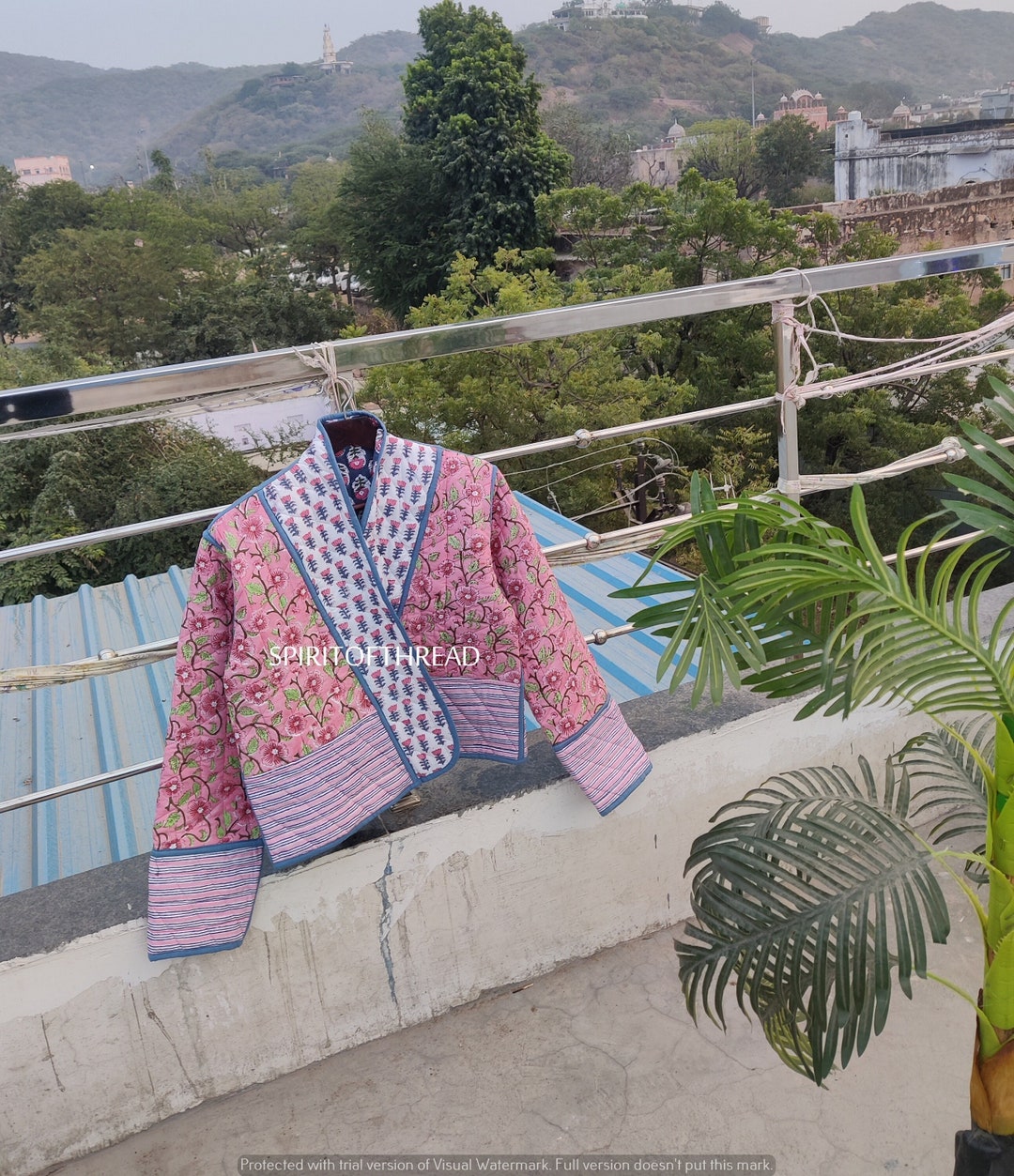 Cotton Quilted Robe Quilted Kimono Robes Traditional - Etsy