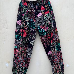 Unisex Patchwork Pants With Multi-textured Patches, Thick Trousers ...