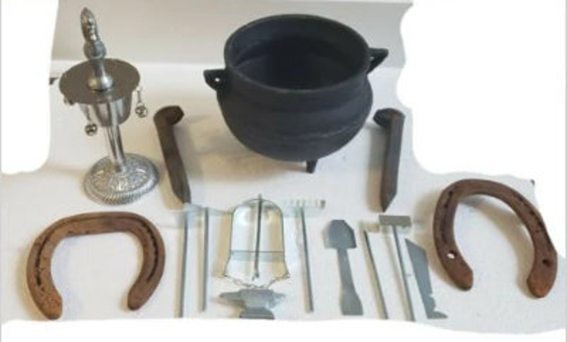 Tools Herramientas Refuerzo De Ogun Ochosi Osun Guerreros Santeria Osha ...