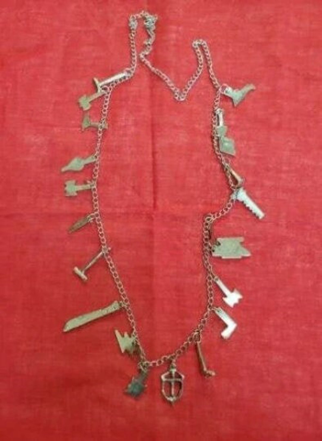 Cadena Chiqitade Achaba Ashaba Para Ogun Oggun Yoruba Santeria - Etsy