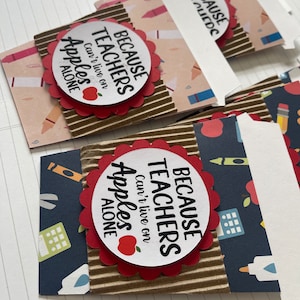 Personalized Teacher Gift Card Holder| Teacher Gift Card Holder ...