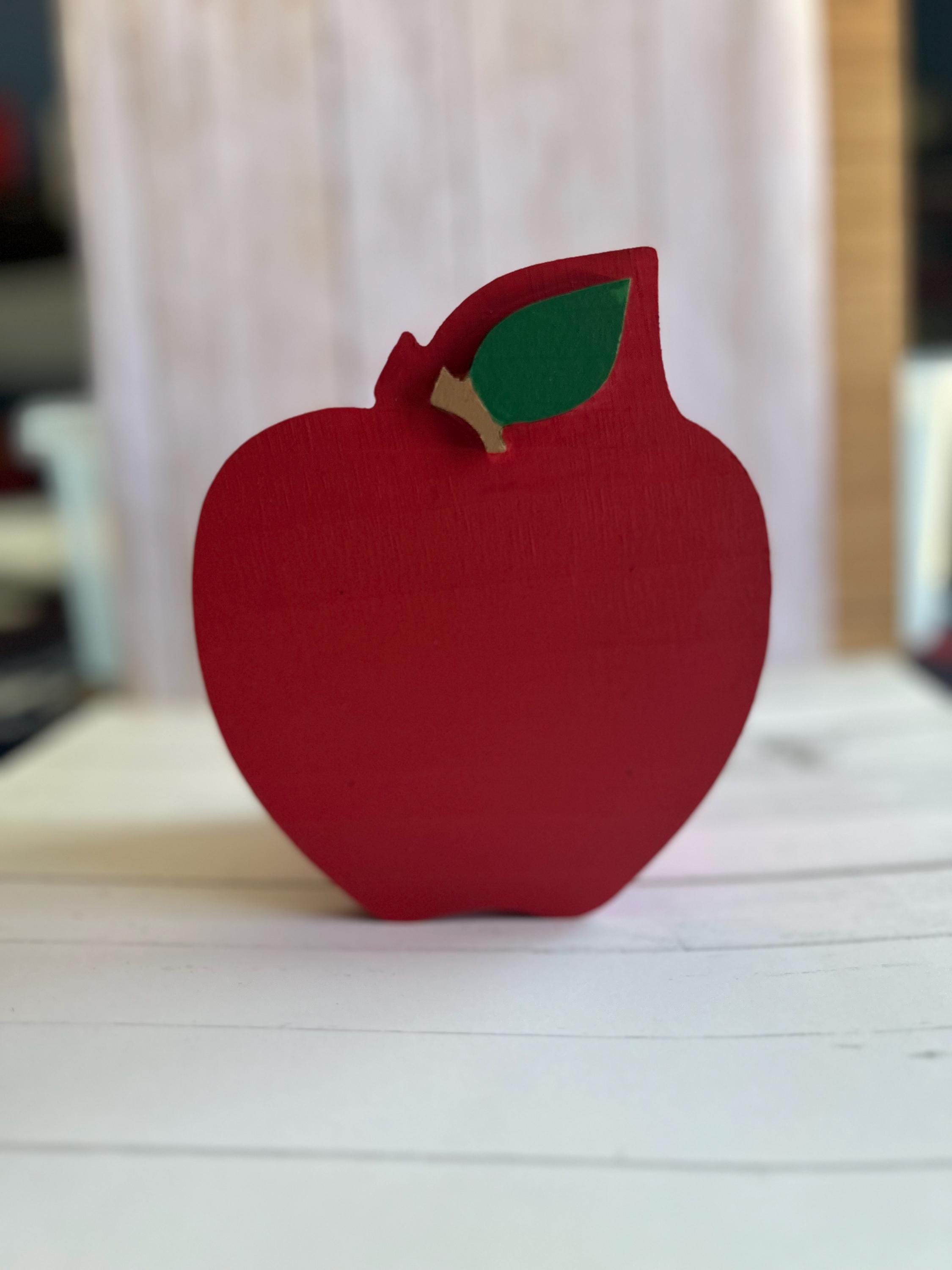 Personalized Teacher Wooden Pencil/apple Holder| Desk/pen Holder ...