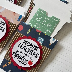 Personalized Teacher Gift Card Holder| Teacher Gift Card Holder ...