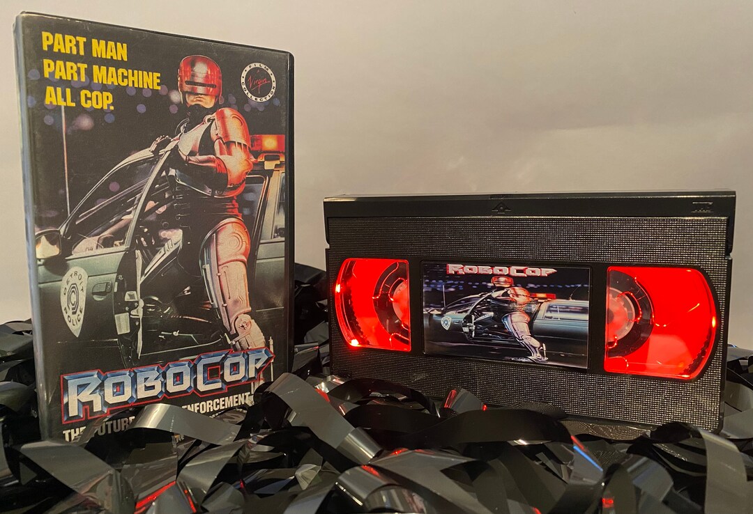 Robocop Video VHS Light Lamp, Abenteuerfilm, ein tolles Geschenk für ...
