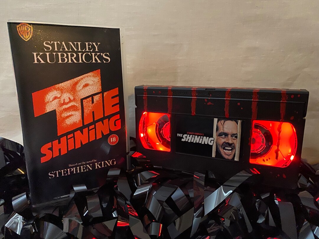 Special Edition the Shining Retro VHS Lamp, 80s Horror Movie Film, a ...