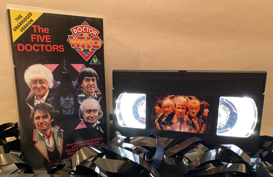 Doctor Who VHS Light Lamp, 80s TV, a Great Gift for Film Lovers - Etsy