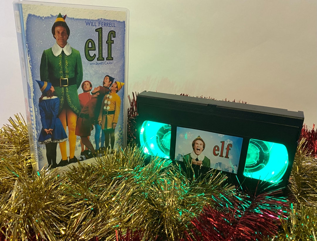 ELF VHS Video Lamp, Great Retro Gift for Lovers of Christmas Movies ...
