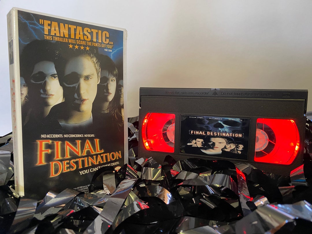Final Destination VHS Video Lamp, 90s Horror Movie Film, a Great Gift ...