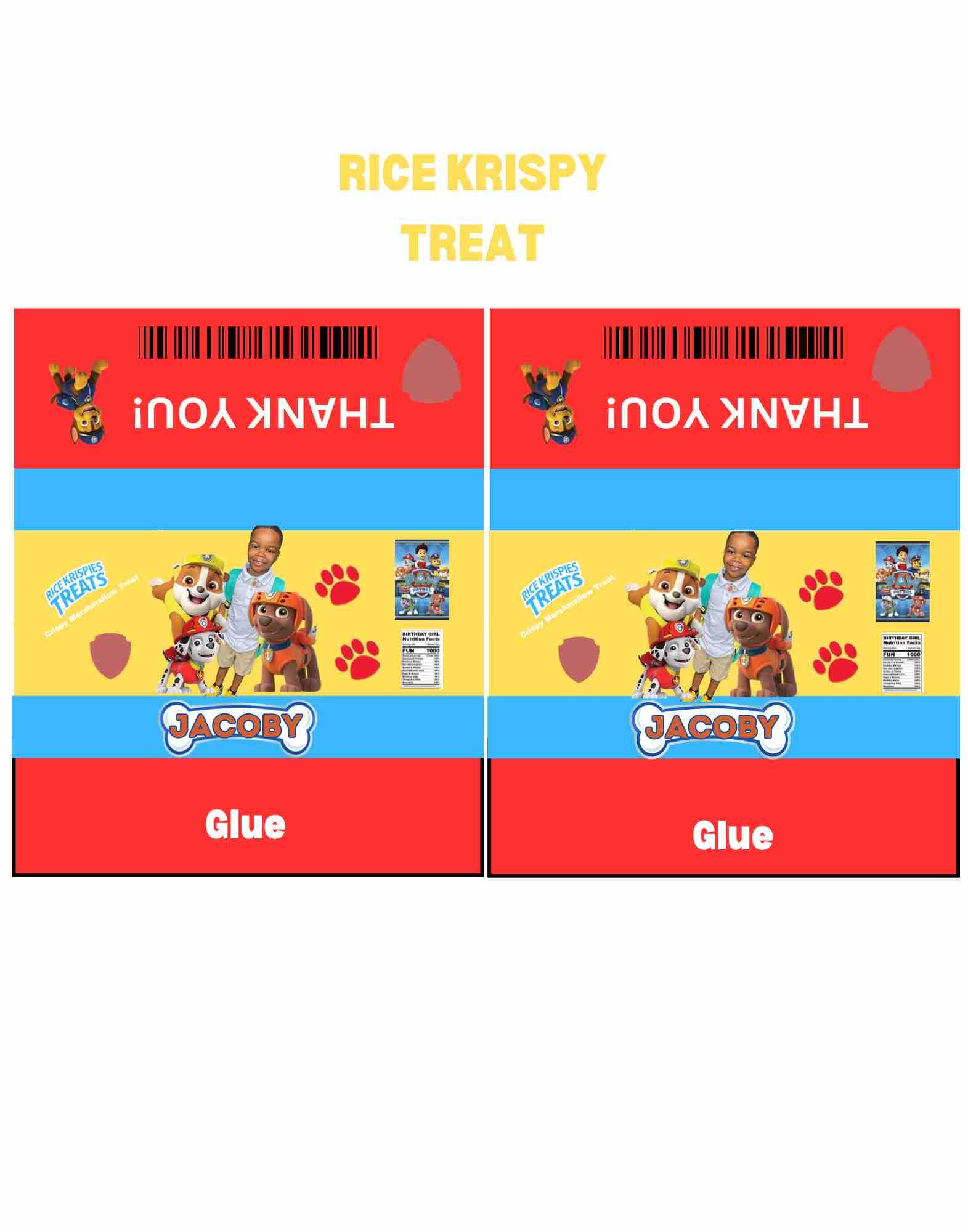 Boy Paw Patrol Editable Templates - Etsy
