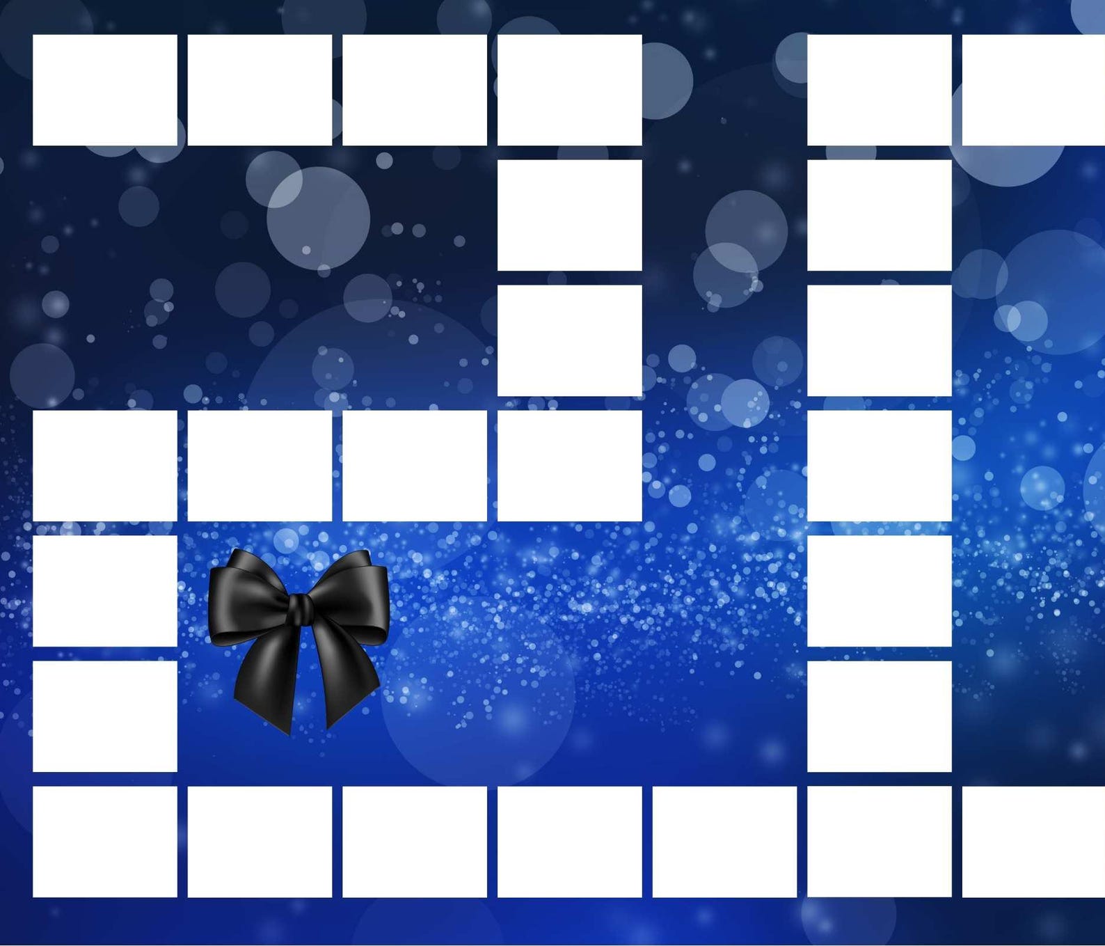 Blue Game Board Digital Template. - Etsy