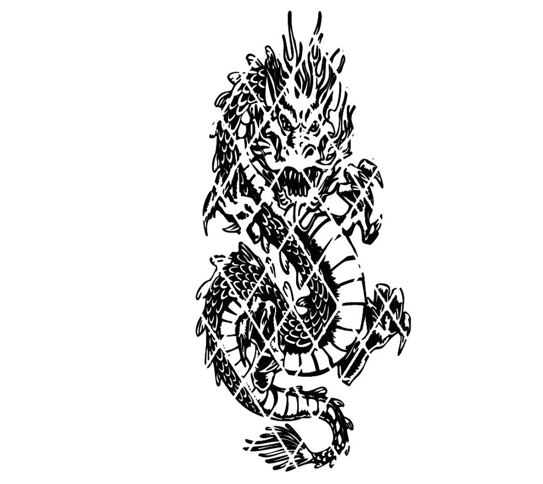Chinese Dragon SVG File - Etsy