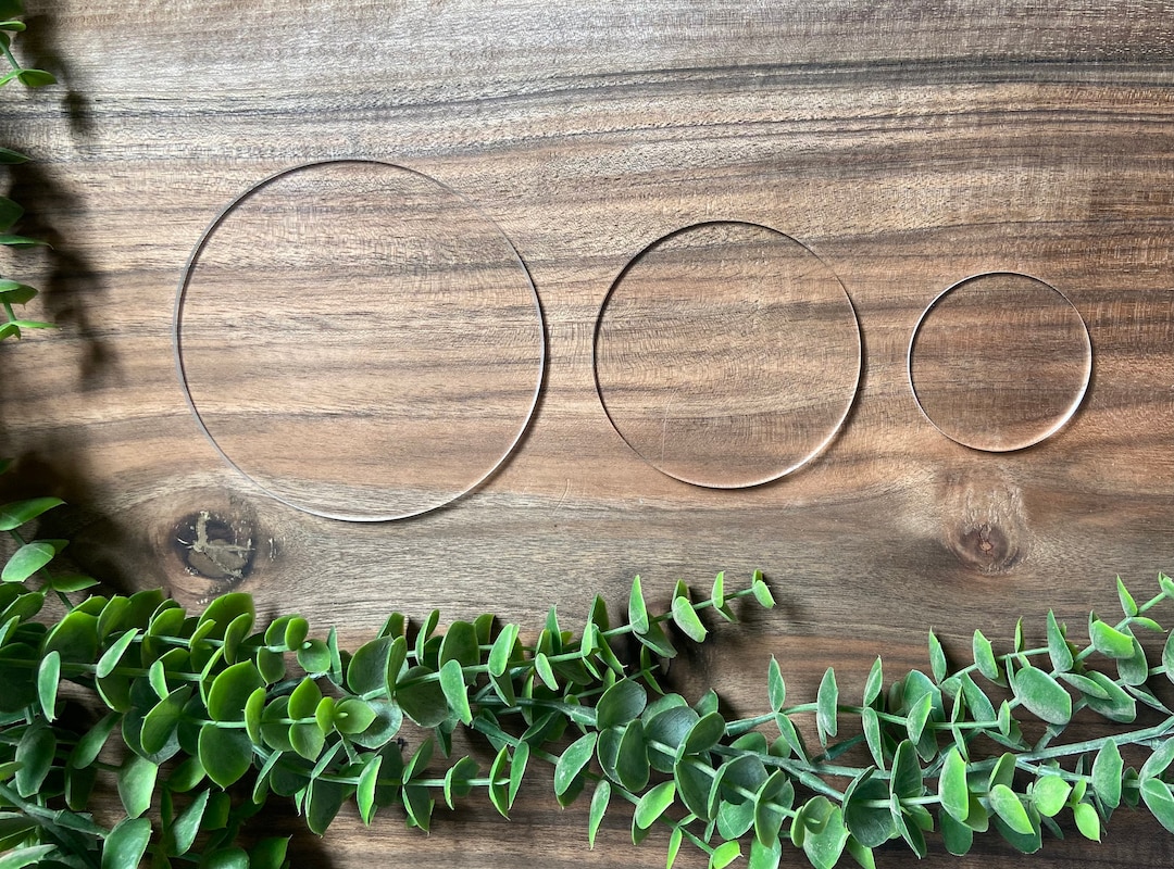 Acrylic Round Blanks - Etsy