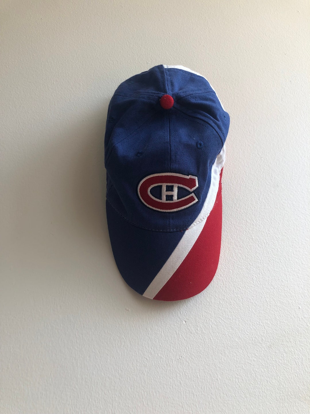 Montreal Canadiens Habs Hockey Fan Cap With Velcro Strap - Etsy