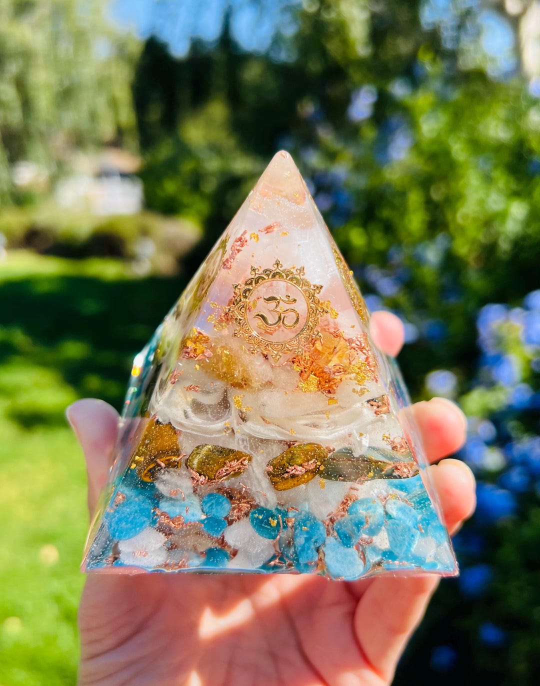 Orgone EMF Protection Pyramid, Om Symbols, Energetic Protection ...